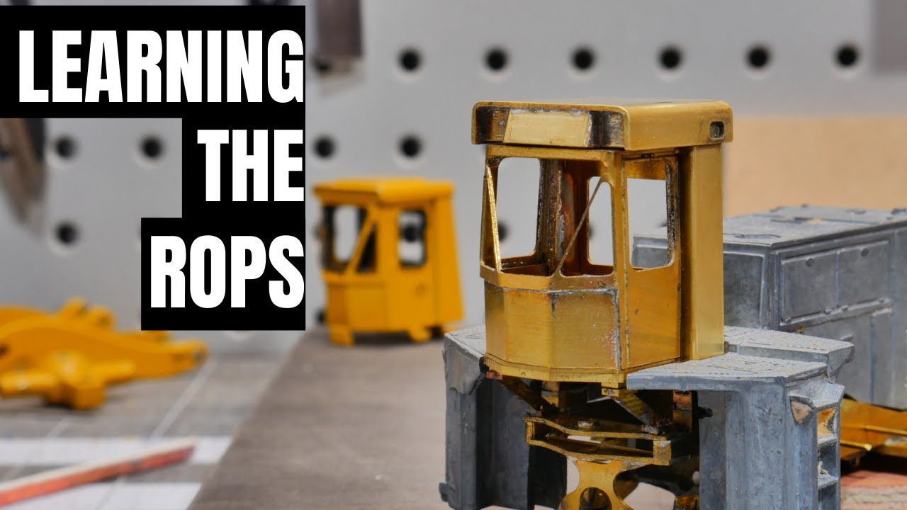 Creating the Roll Over Protection System (ROPS) for the Cat 988F - YouTube