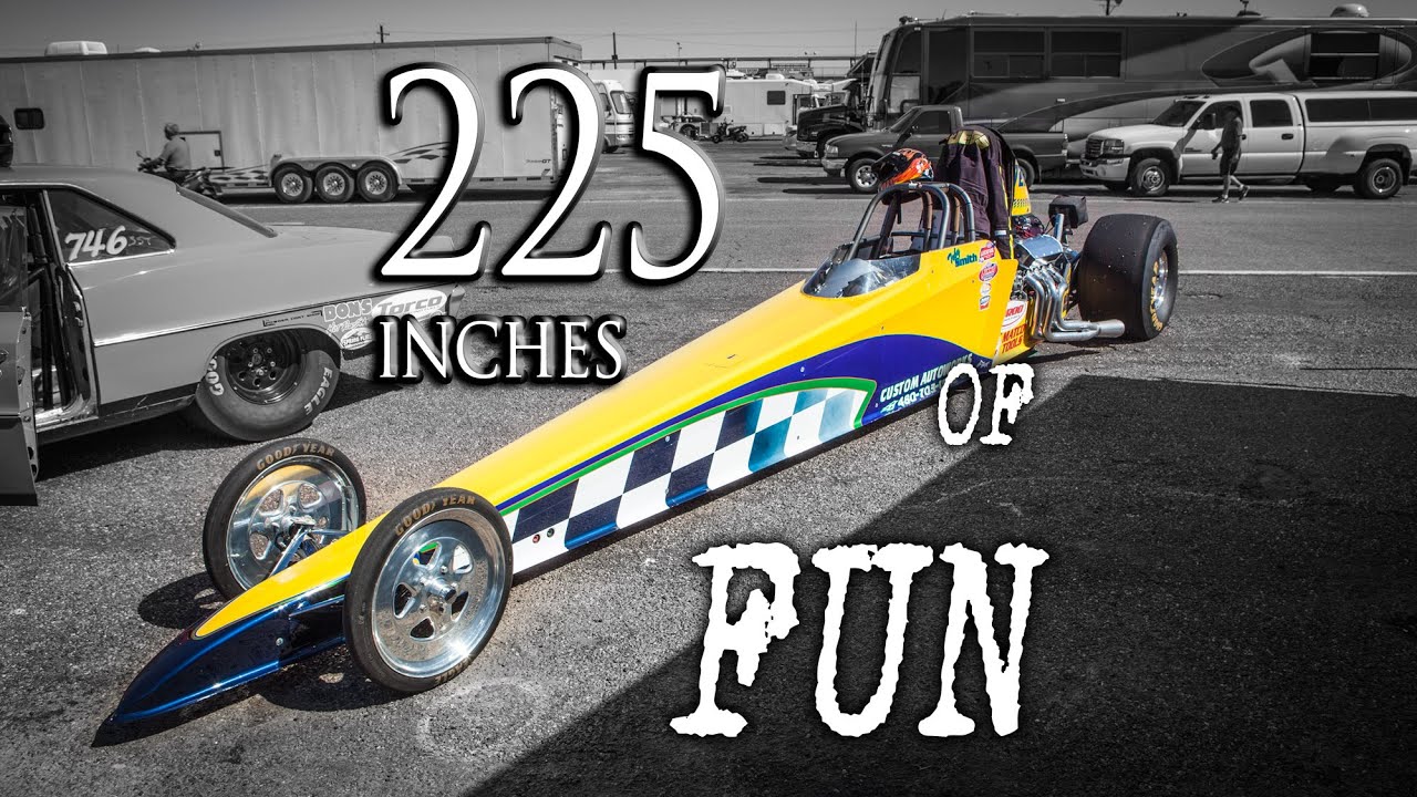 Super Comp dragster 225 inches of fun with 565ci chevy - YouTube