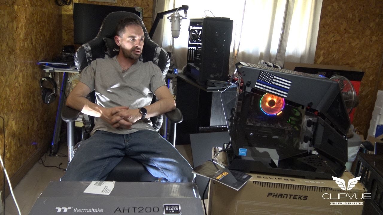 Rebuilding a pc with a unique visual twist - YouTube