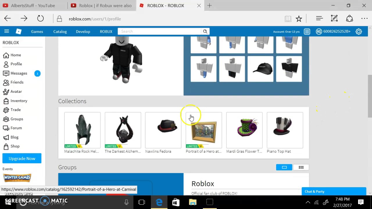HACKING ROBLOX/fake - YouTube