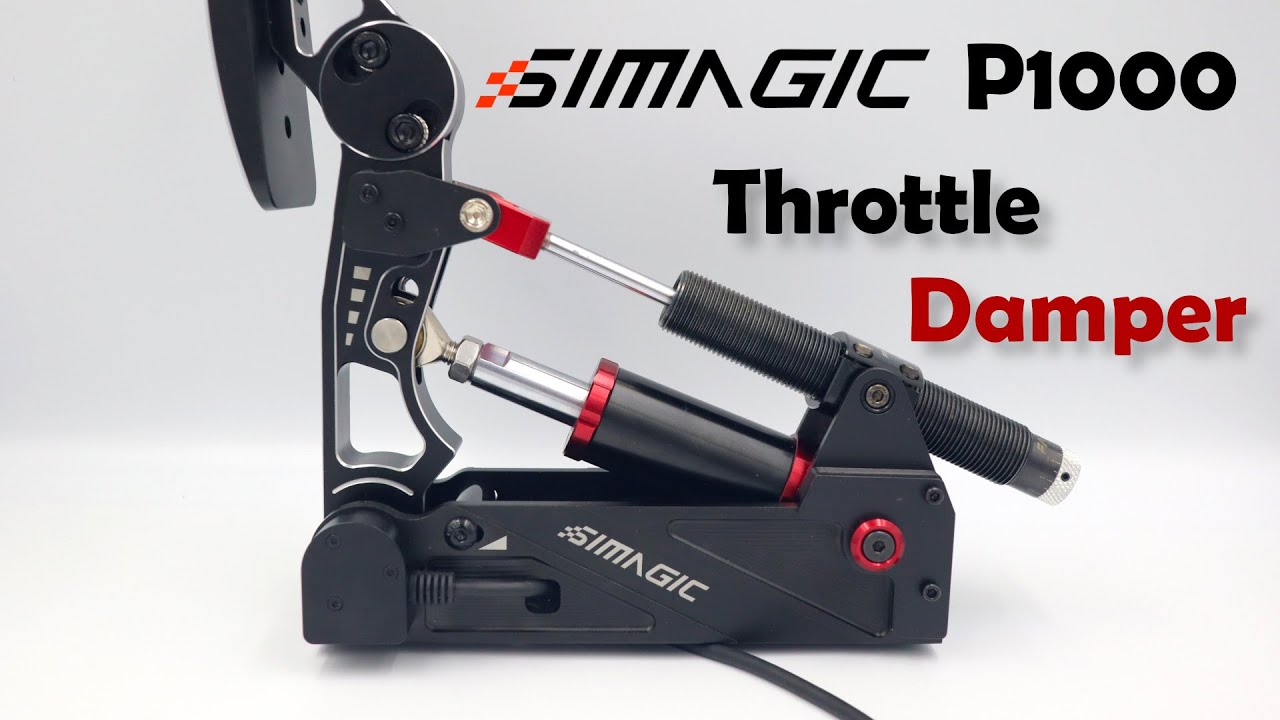 Simagic P1000 throttle damper mod - YouTube