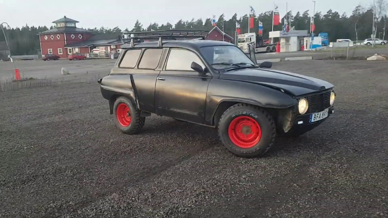 1968 SAAB 95 two stroke offroad monster - Frankenfrog Offtoad - YouTube