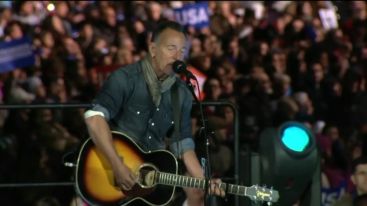 Bruce Springsteen - Philadelphia November 7, 2016 Hillary Clinton Rally ...