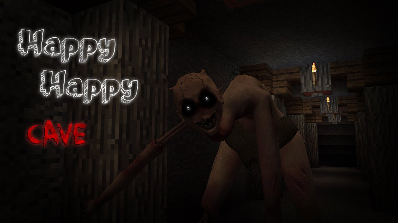 Happy Happy Cave - Histoire d'horreur Minecraft - YouTube