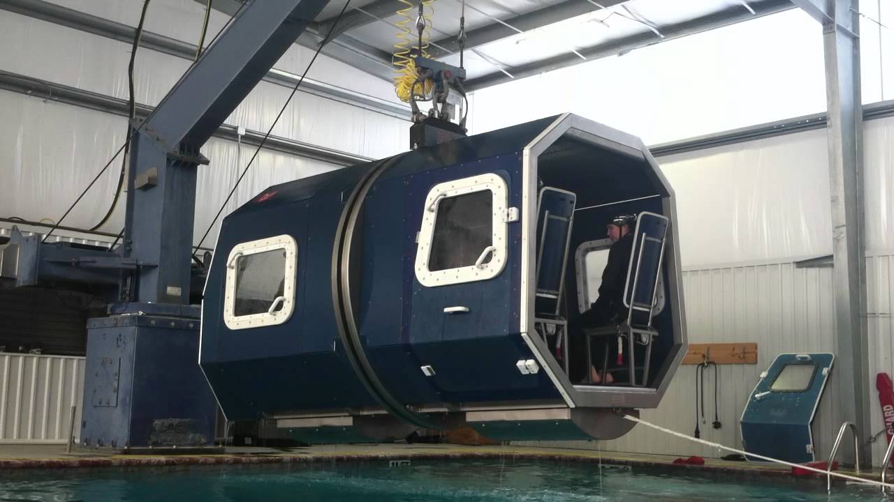 Offshore Water Survival HUET Training - YouTube