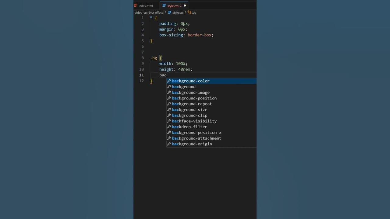 backgrounds for websites #html #css #vscode #background - YouTube