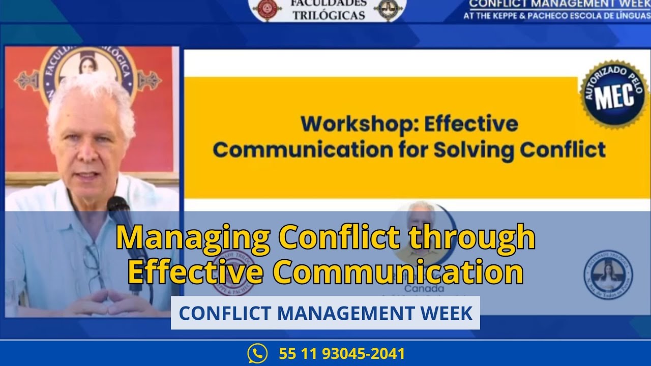 Managing Conflict through Effective Communication - Conflict Management ...