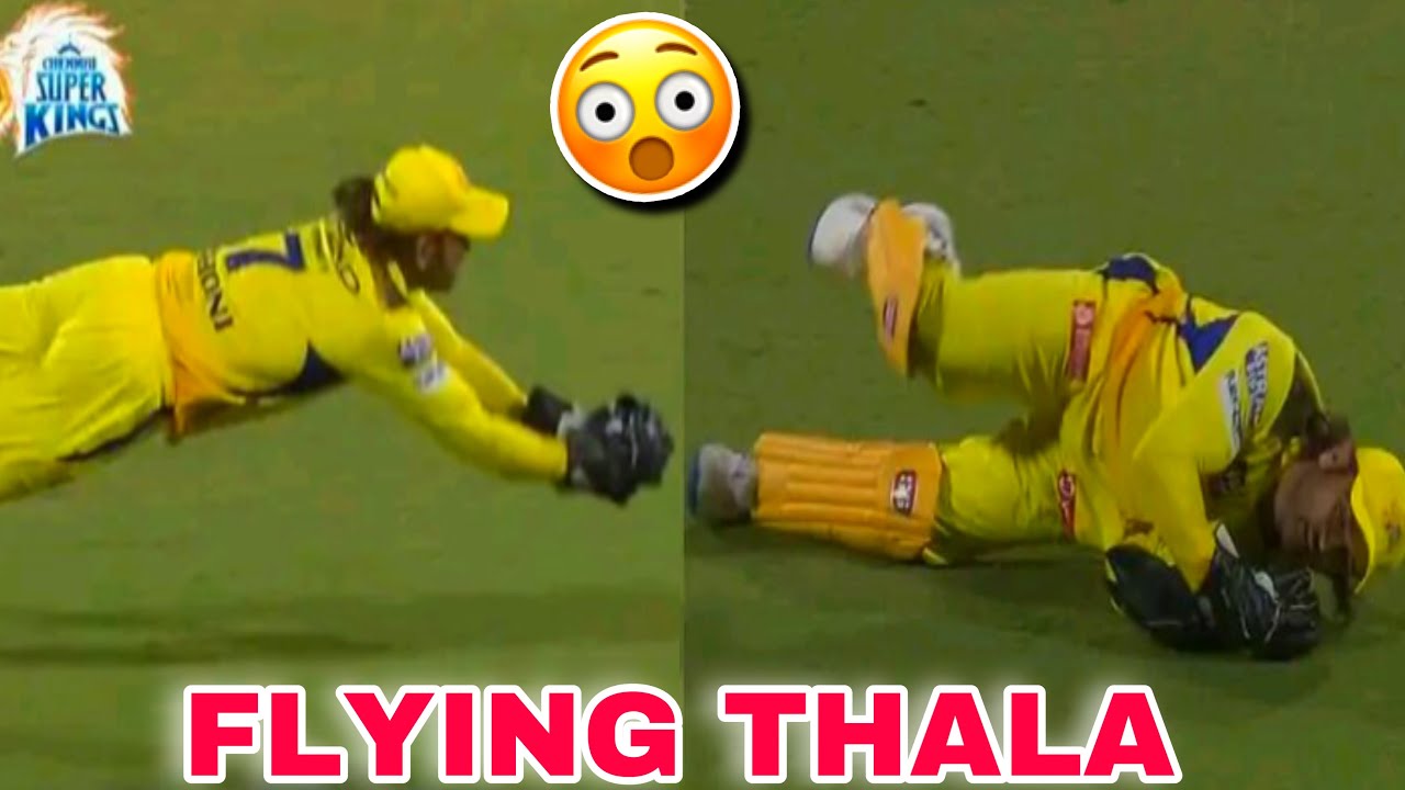 MS Dhoni Excellent Catch taking at the age of 42 😲| MS Dhoni Ipl News ...