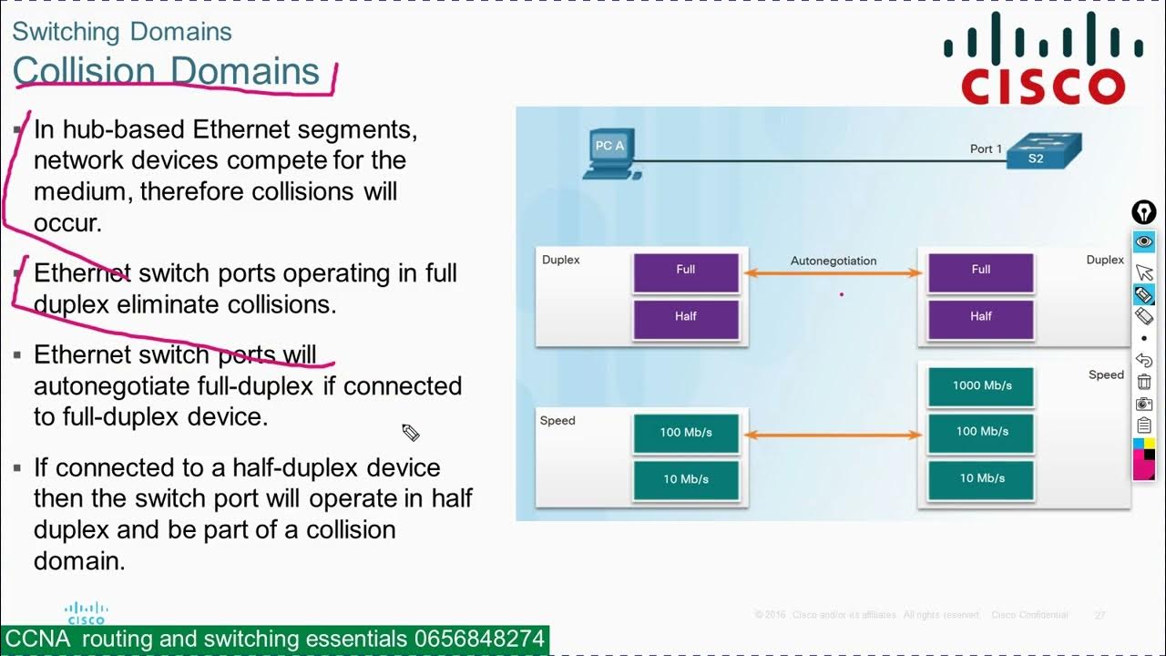 NETWORKING what is collision domain with examples and practical lab - YouTube