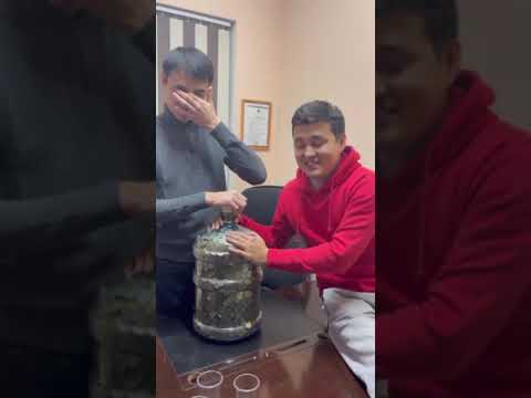 Самая большая копилка Казахстан Астана вес 96 кг чисто 100 и 200 - YouTube