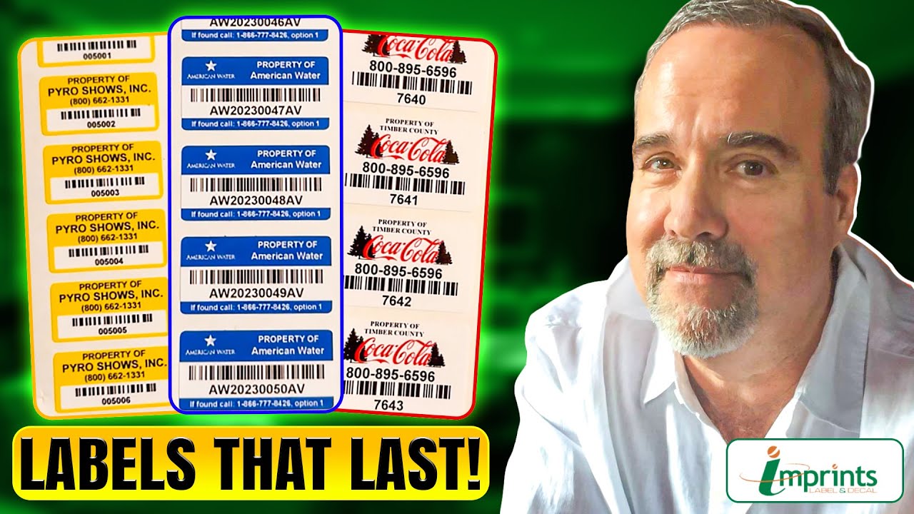 Fixed Asset Labels, Property Labels, Inventory Labels. Fast delivery ...