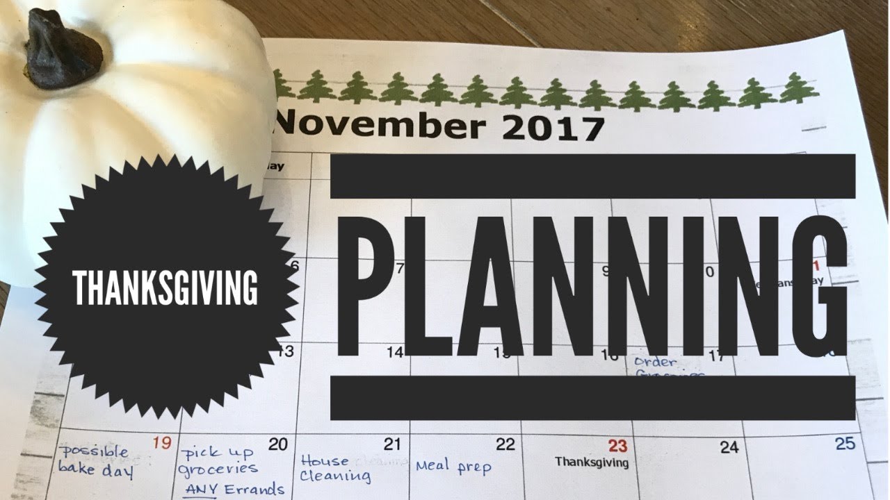 THANKSGIVING PLANNING MADE SIMPLE | My Intentional Life - YouTube