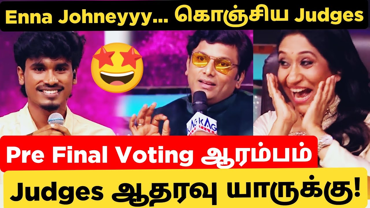 Super Singer Season 10 John Jerome Funny Comment From Judges at Pre ...