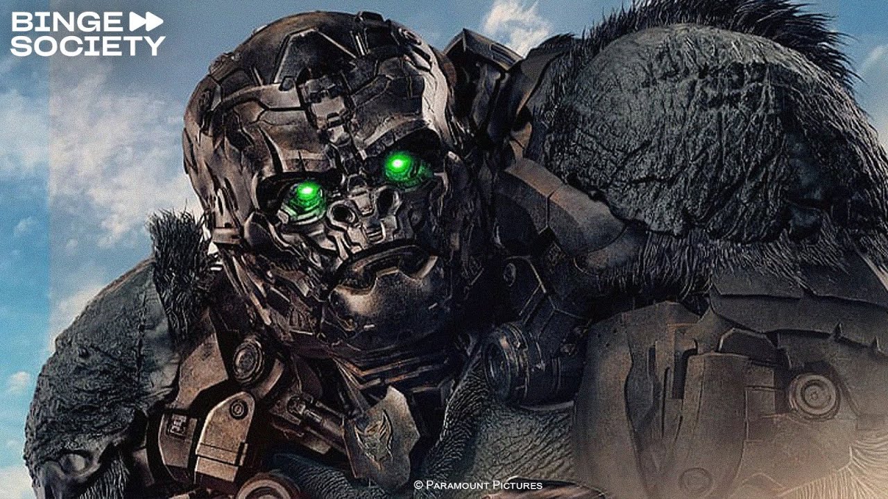 Transformers: Rise of the Beasts (2023): Optimus Fights Scourge Scene ...