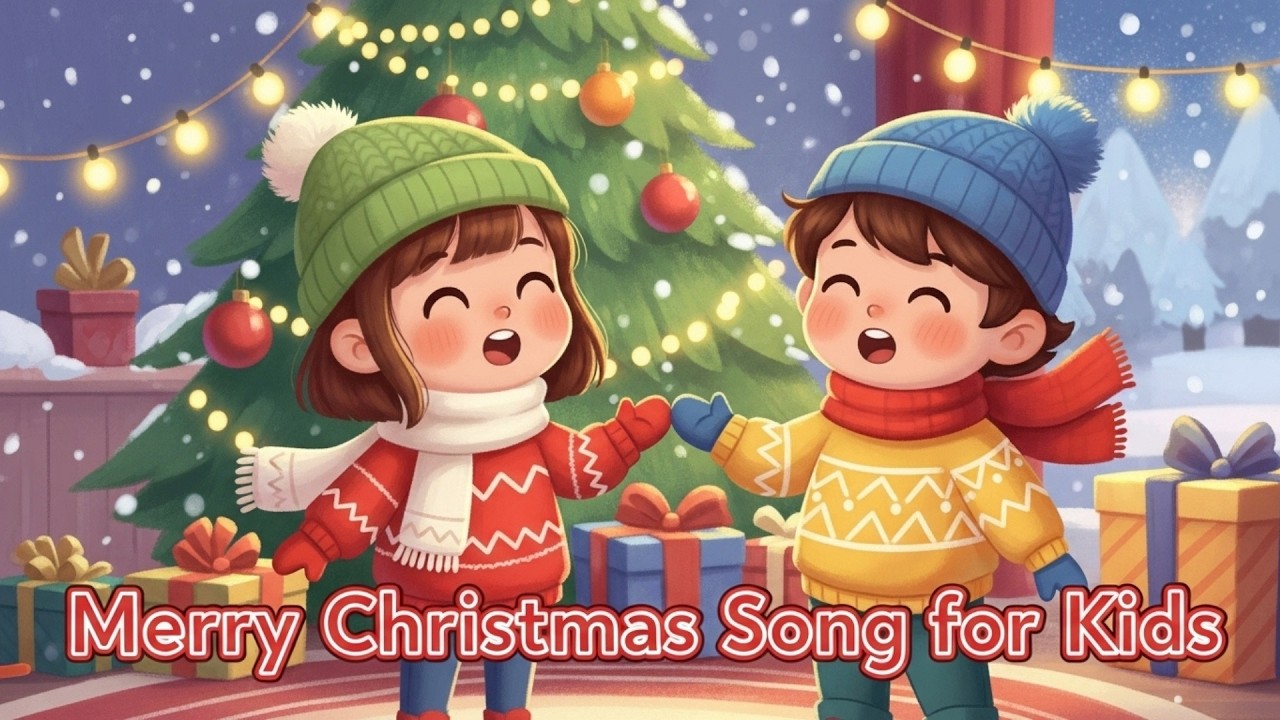 Merry Christmas Song for Kids | Simple & Sweet Holiday Song for ...
