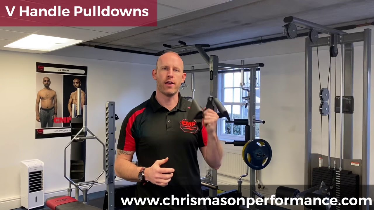 How to Perform V Handle Pulldowns - YouTube