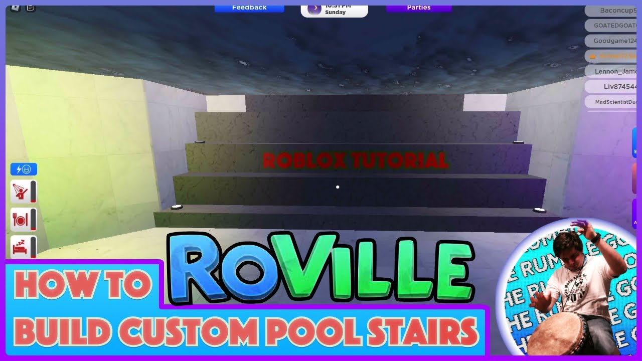 Enhance Your Roville Pool: Easy Tutorial for Building Pool Stairs ...