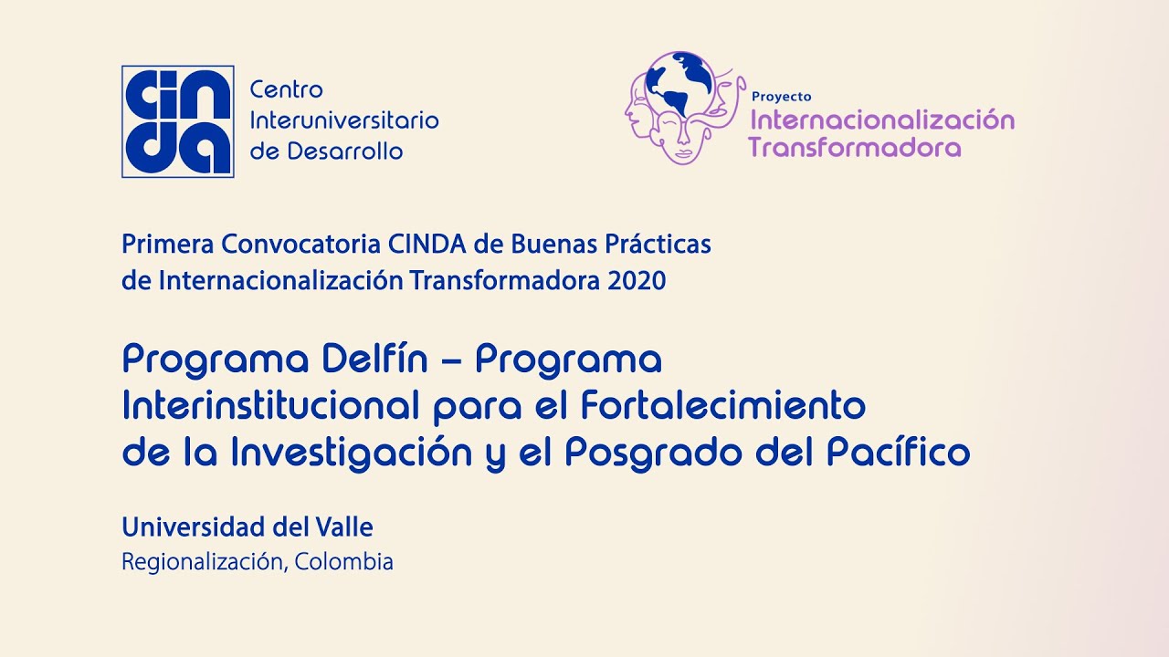 Programa Delfín: Programa Interinstitucional para Fortalecimiento ...