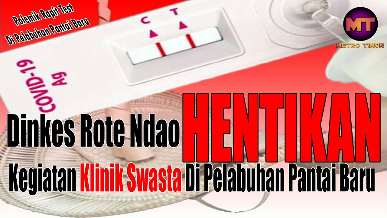 DINKES Rote Ndao, HENTIKAN Kegiatan KLINIK SWASTA Di Pelabuhan Pantai ...