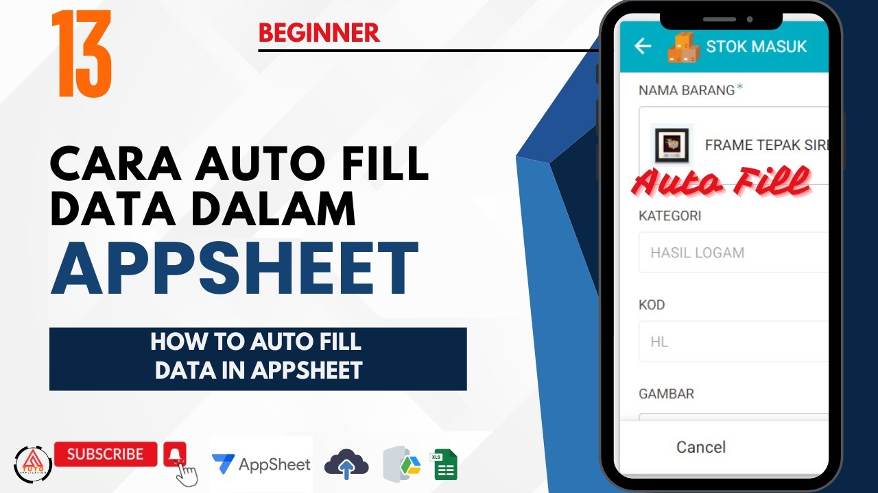 13 Cara Auto Fill Data in AppSheet | How to Auto Fill Data in AppSheet - YouTube