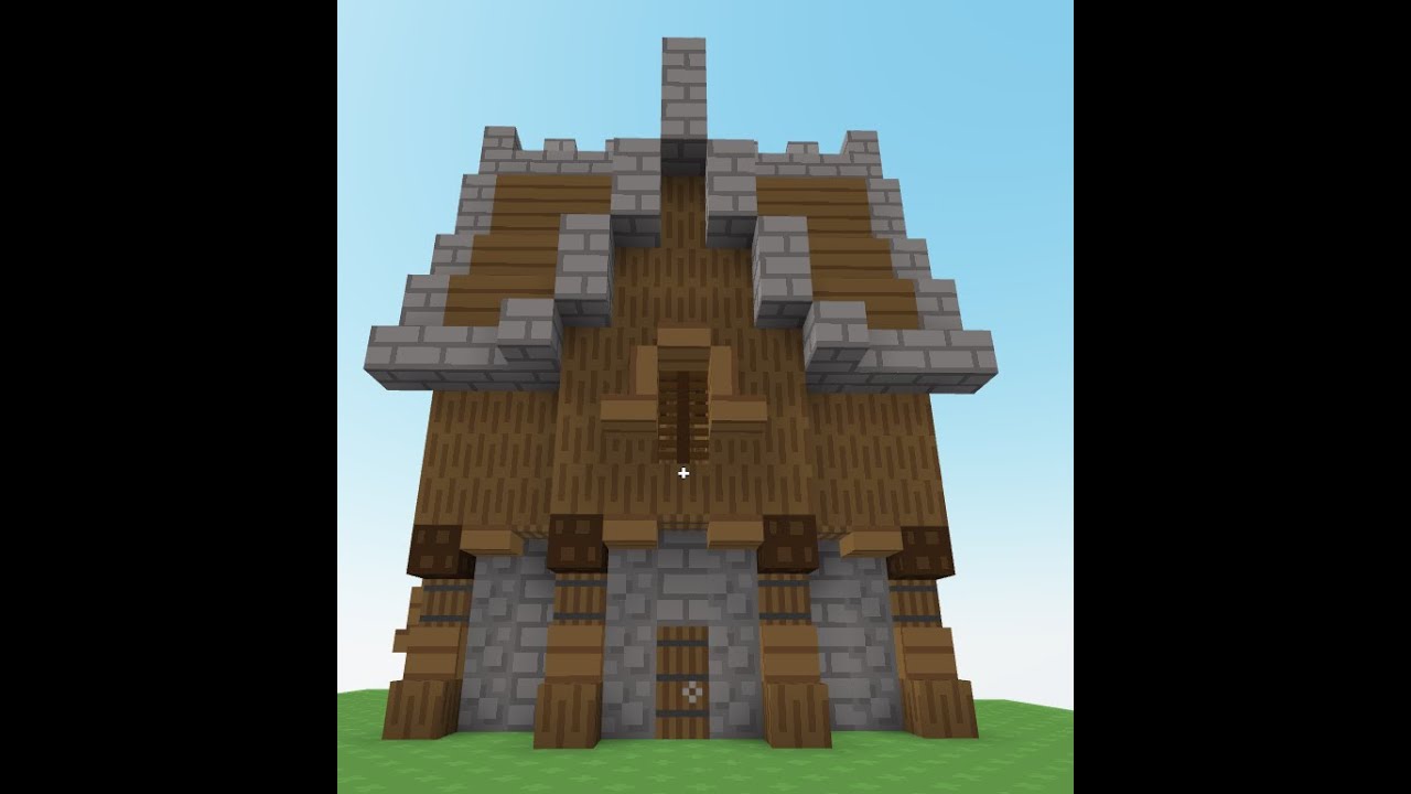 How to build a Medevil House in Bloxd.io - YouTube