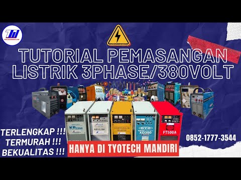 Cara Pemasangan Kabel 3Phase 380Volt pada Mesin Las #3phase #mesinlas ...