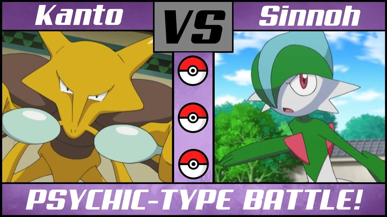 Psychic Pokémon Battle: KANTO vs SINNOH (Pokémon Sun/Moon) - YouTube