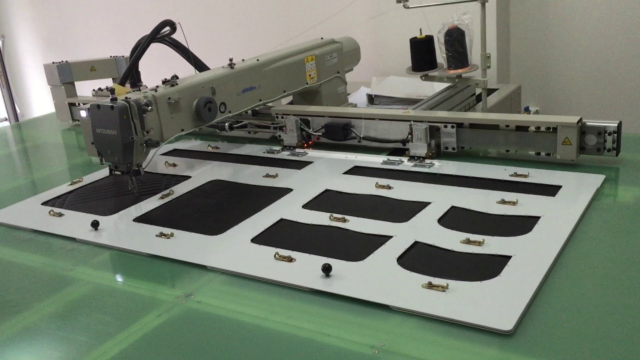 JUKI Industrial Sewing Machines PLK-G12060 C Matlasse Quilting - YouTube