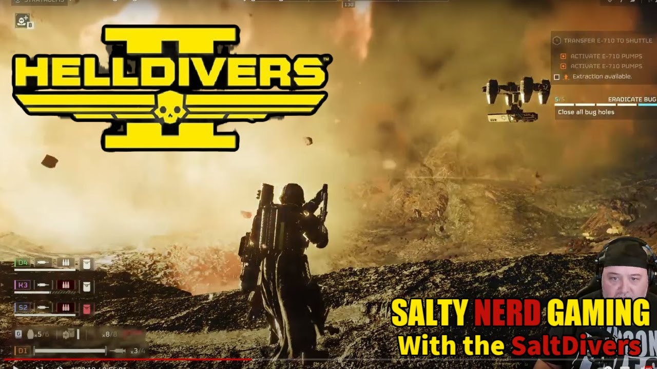 HELLDIVERS 2 |New MO - Daily grindage with the SNG Salt Divers. - YouTube
