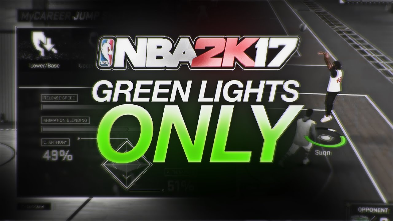 NBA 2K17 GREEN LIGHT CUSTOM JUMPSHOT ! AFTER PATCH 12 ! READ DESC ...