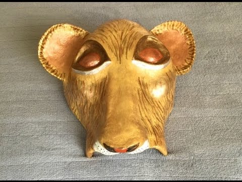How to Make a Nala Cub Mask - YouTube
