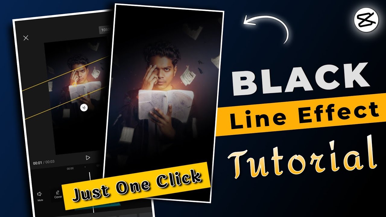 Black Line Effect Video Editing | Black Line Effect Tutorial Capcut ...