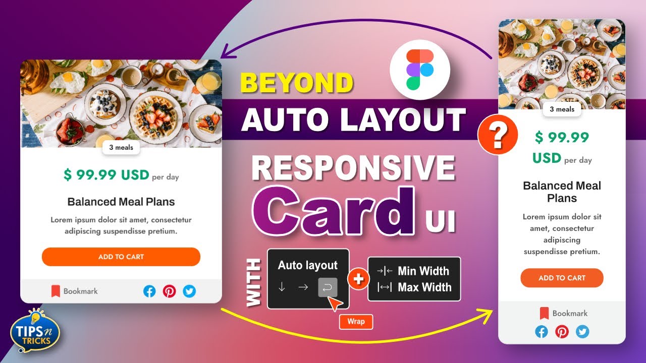 Mastering Responsive Card UI: Figma Tutorial with Auto Layout & Beyond - YouTube
