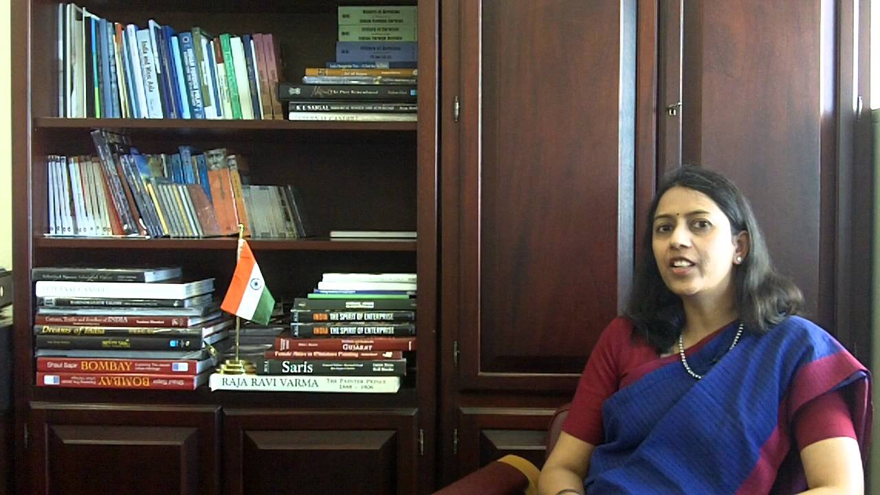DCM at the Indian Embassy in Tel Aviv, Ms. Vani Rao - YouTube