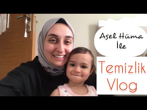 TEMİZLİK VLOG-Bebekle Temizlik Nasıl👶🏻-Asel Hüma İle Komik Anlar😅 #cleanhome #cleanwc #withbaby