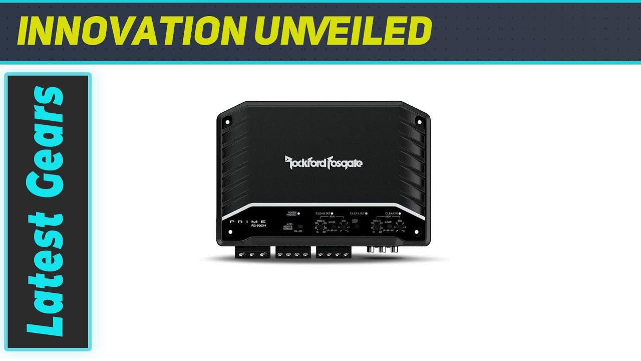Rockford Fosgate R2-500X4 Prime 500-Watt 4-Channel Amplifier ...