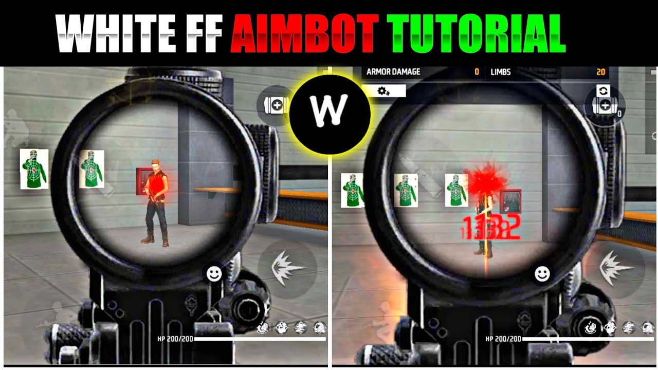 @WhiteFF Aimbot Trick in Mobile Ump Mp5 Headshot Aimbot Tutorial - YouTube