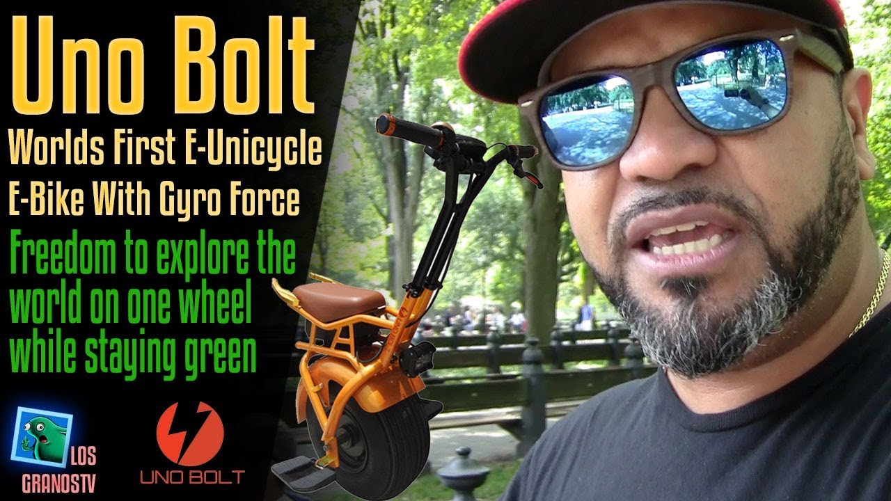 Uno Bolt: World's First E-Unicycle / E-Bike With Gyro Force 🚳 : LGTV ...