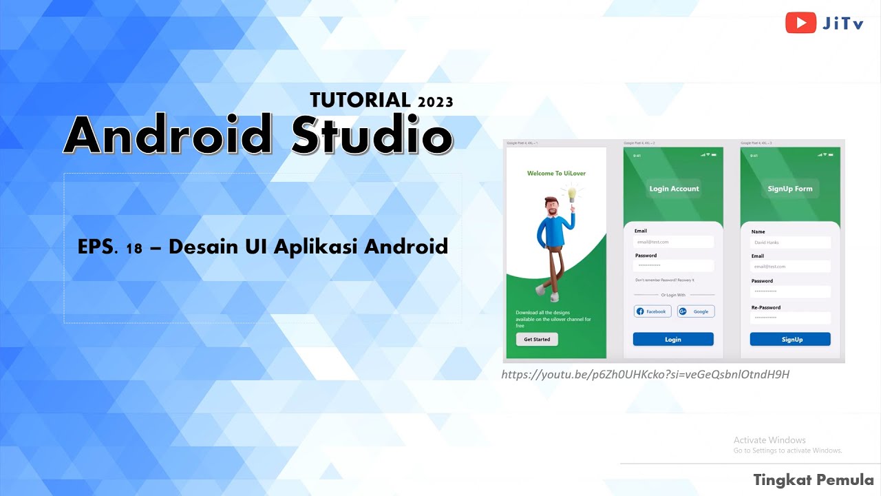 Eps. 18 - Desain UI Aplikasi Android - YouTube