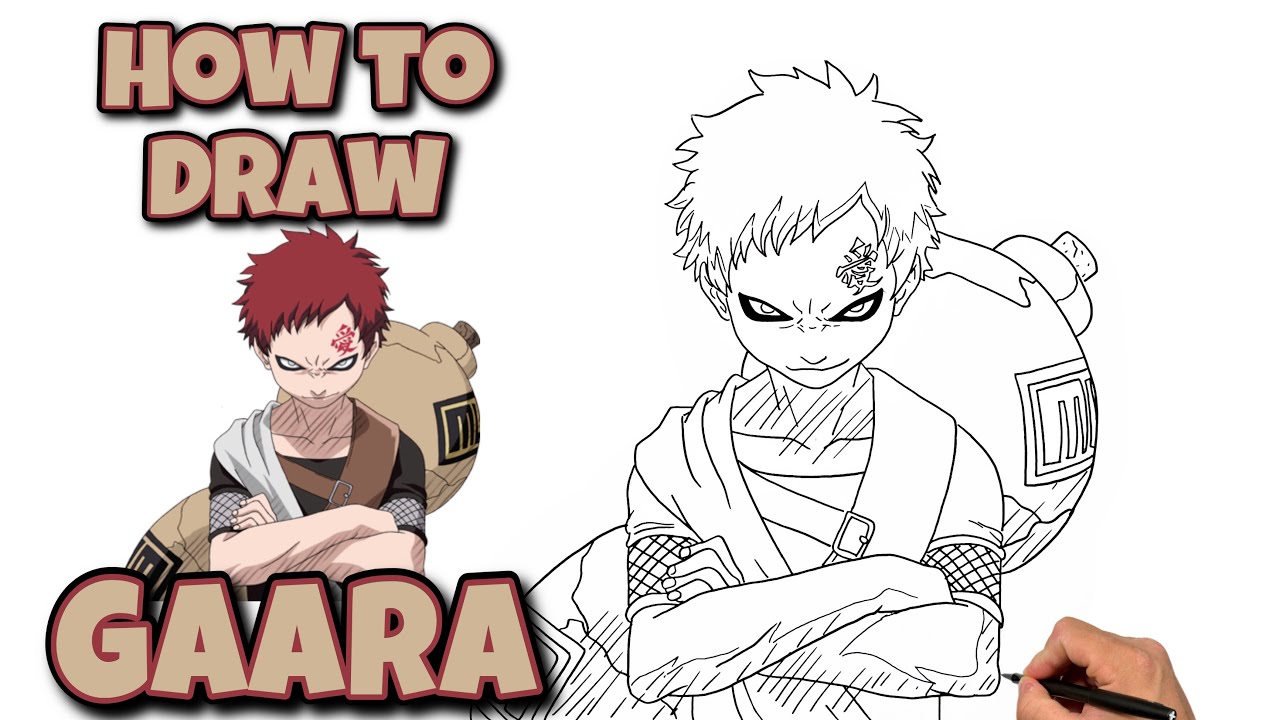 How To Draw GAARA | Step By Step | Naruto #animedrawing #artist #gaara ...