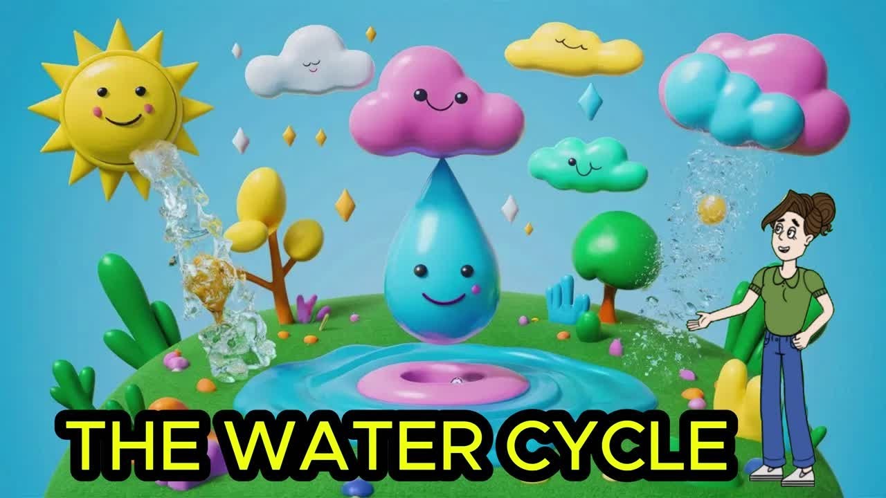The Water Cycle for Kids | How Rain Happens | Learning the Amazing ...