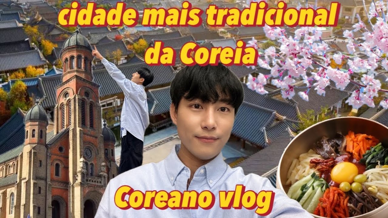 Coreano vlog : Bem vindo a Jeonju - YouTube