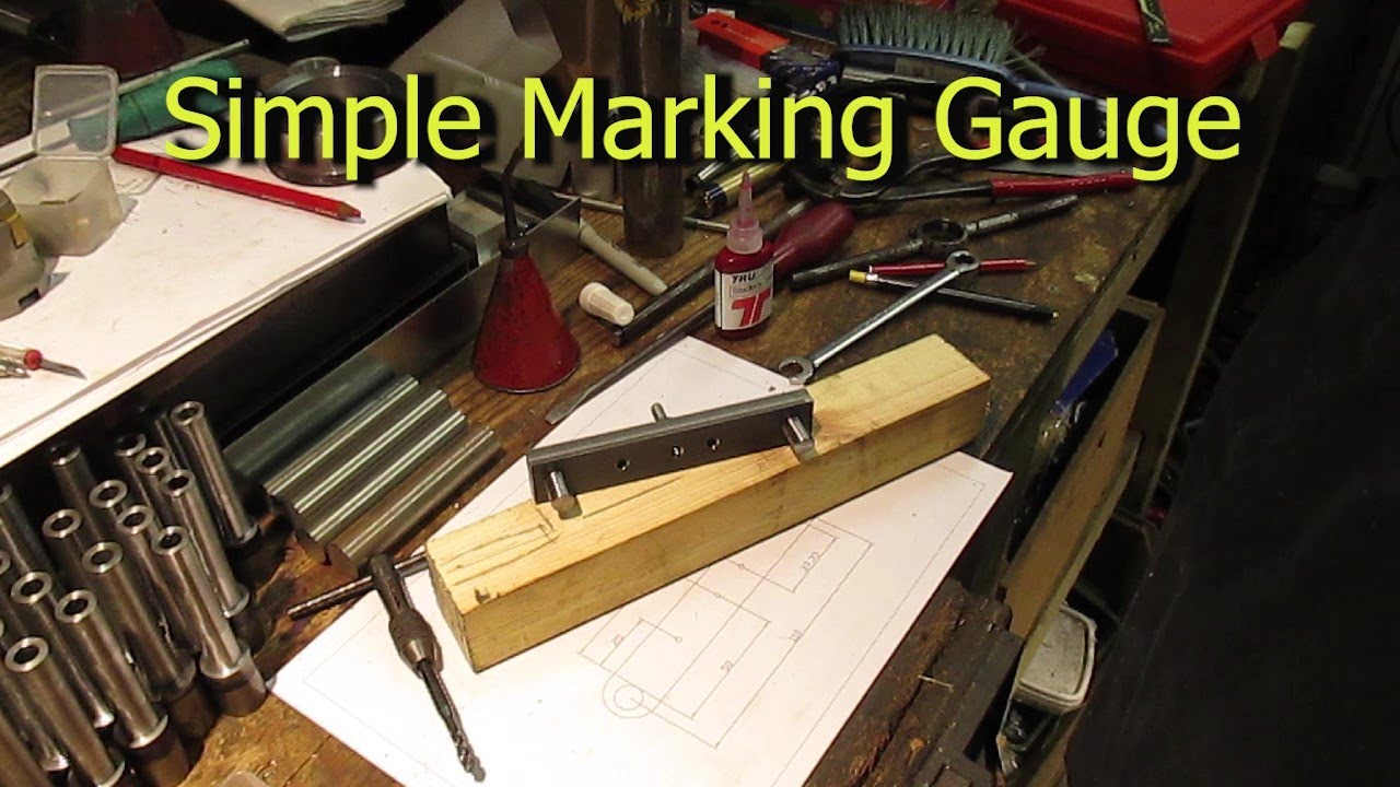 Simple Homemade Marking Gauge - YouTube