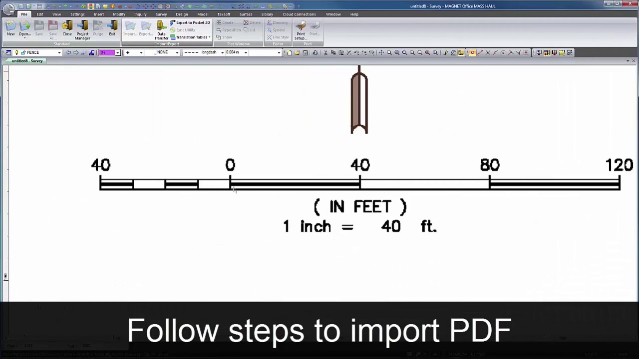 Topcon Training - MAGNET Office - Import PDF with Layers - YouTube