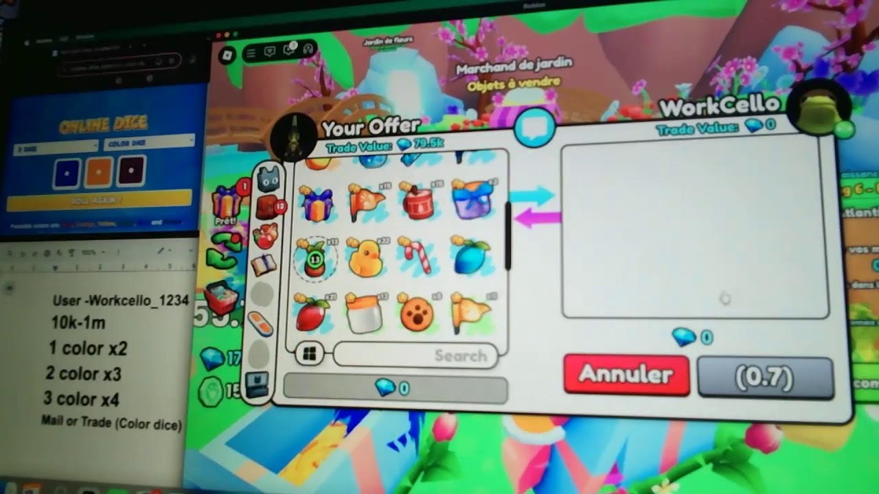 pet sim 99 (color dice) - YouTube