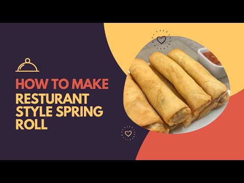 spring roll recipe | mince spring roll | roll bnanane ka trika - YouTube