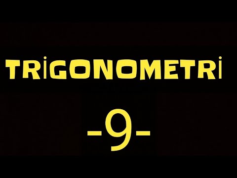 TRİGONOMETRİ - 9 TERS TRİGONOMETRİK FONKSİYON , acsinx , arcosx , arctanx ,arccotx , soru cözümleri