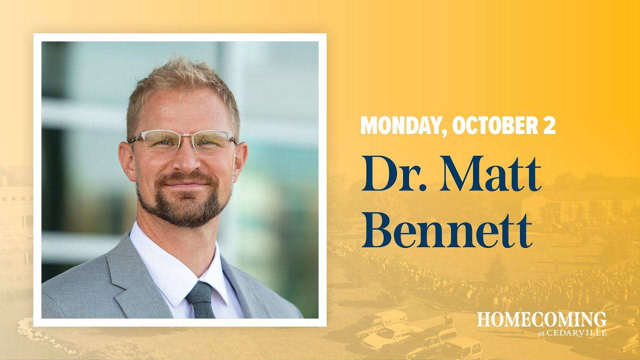 Chapel | Dr. Matt Bennett - YouTube