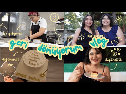 Bu vlogda her şey var ! iş, eğlence ve düğün hazırlığı 🎉✨