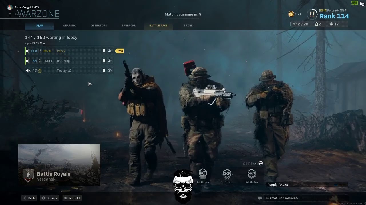 Paccy Plays: CoD MW 2019 - Warzone - YouTube